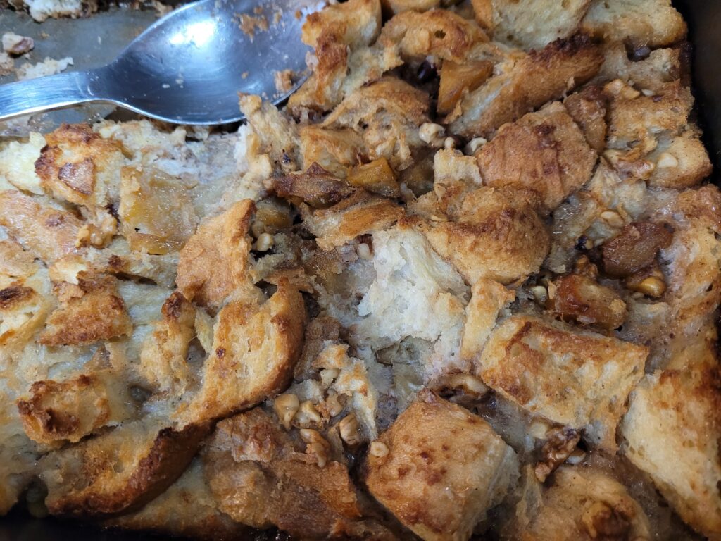 Apple-Walnut Bread Pudding « Eliot's Eats