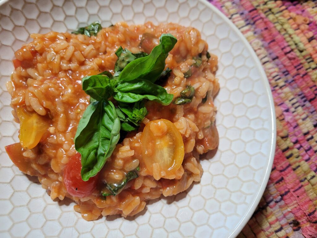 Big Night Risotto (or Tomato Herb Risotto) « Eliot's Eats